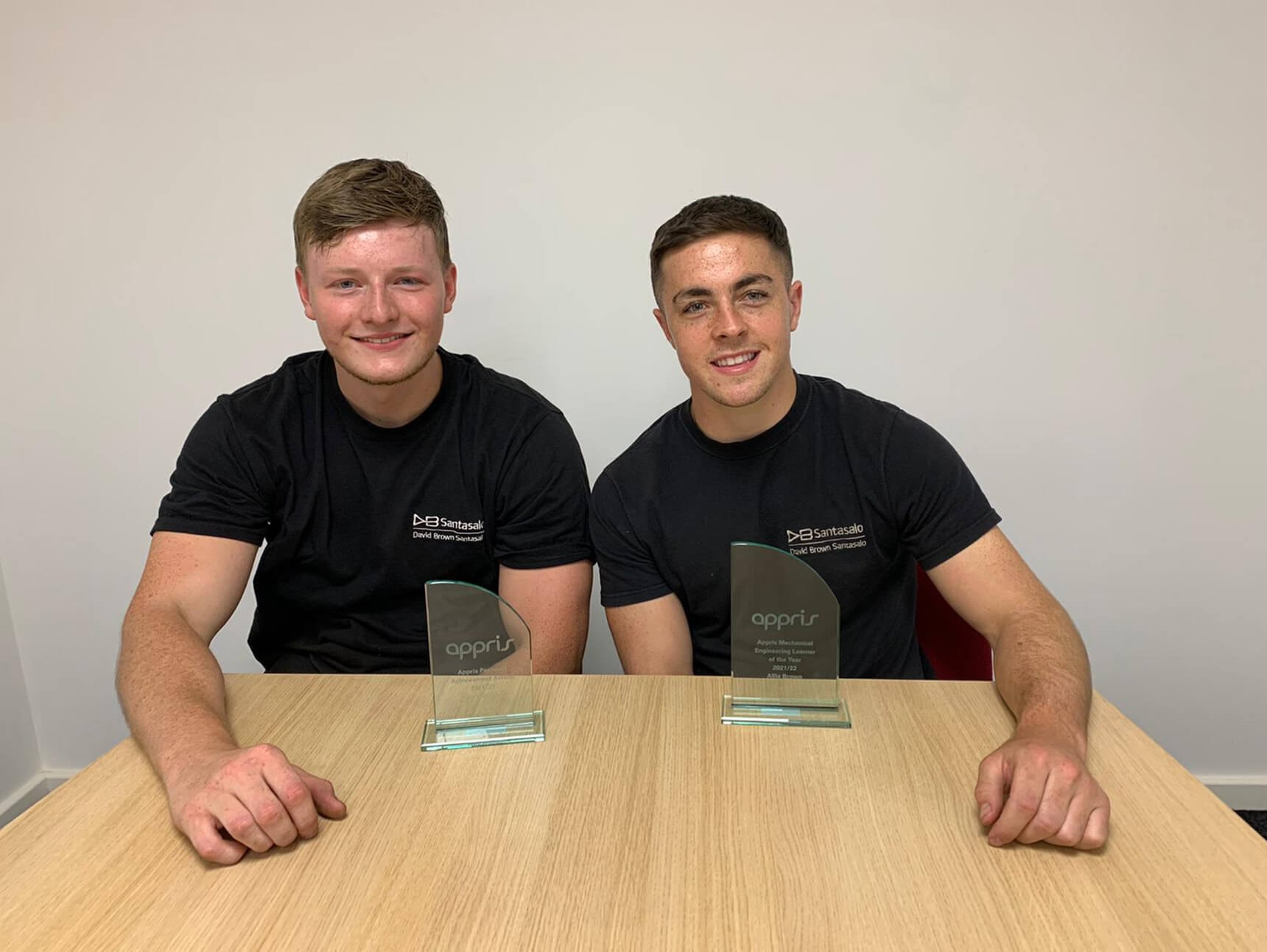 David Brown Santasalo UK apprentices receive apprenticeship awards